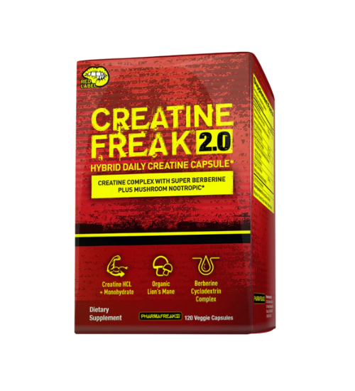 Pharmafreak Creatine Freak 2.0 120 Capsules – Pro Supplements